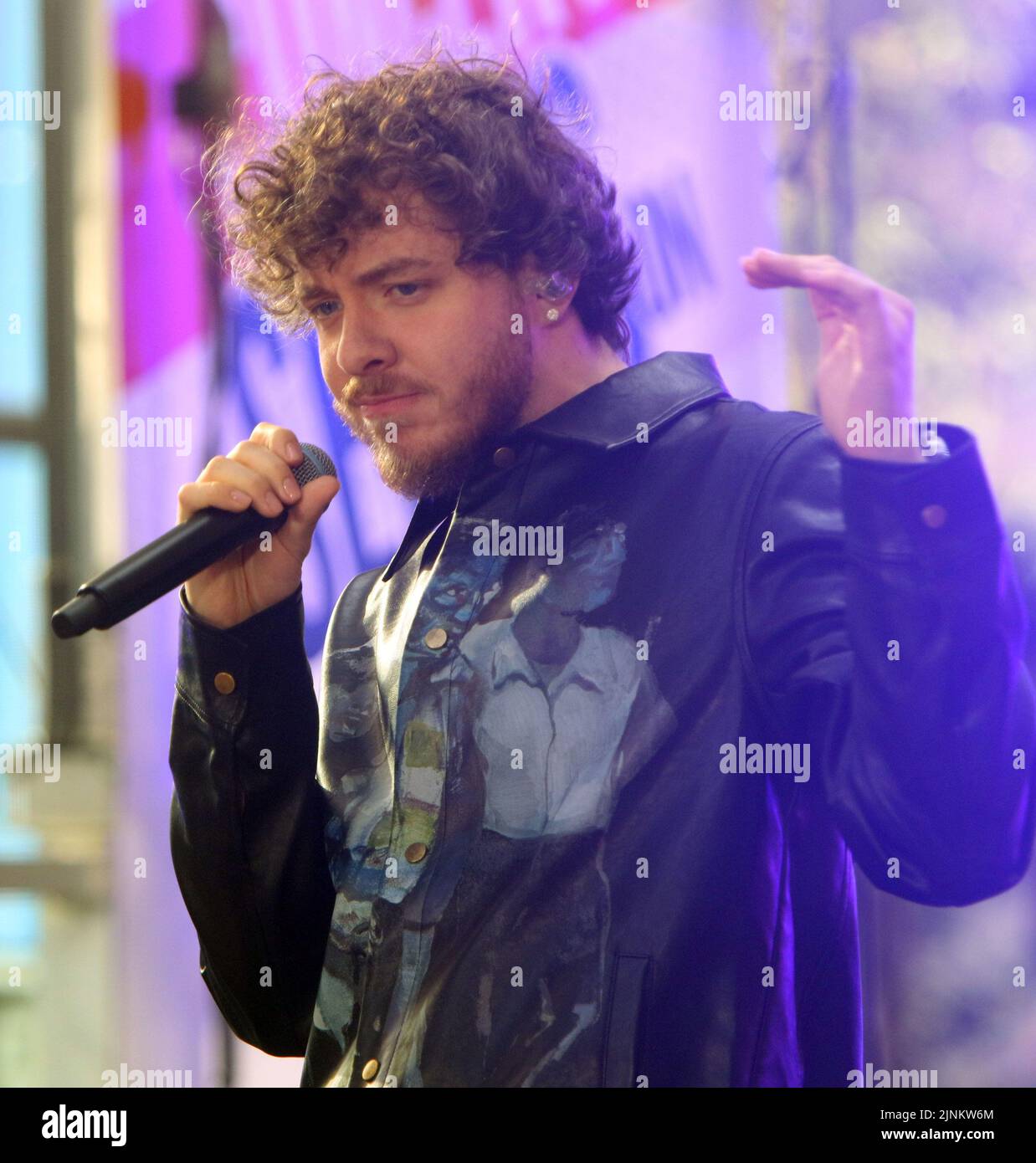 New York, NY, USA. 11th Aug, 2022. Jack Harlow performs on NBC's Today ...