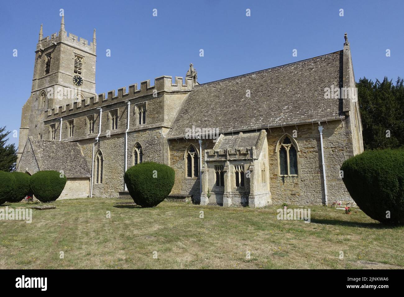 St Peter & St Paul church Long Compton dates from 13th Century with its ...