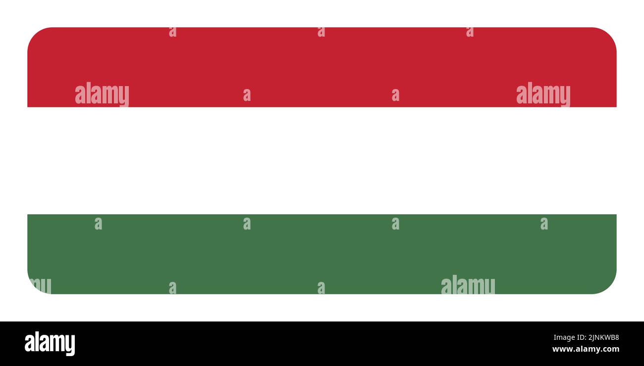 Flag of Hungary. Hungarian national symbol in official colors. Template ...