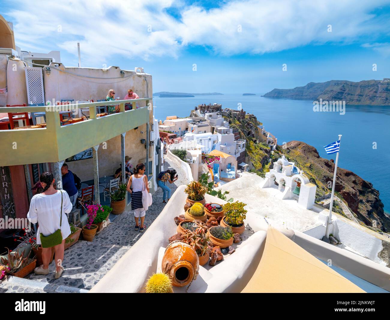 Classic Architecture with Caldera View,Homes built on the Hill around ...