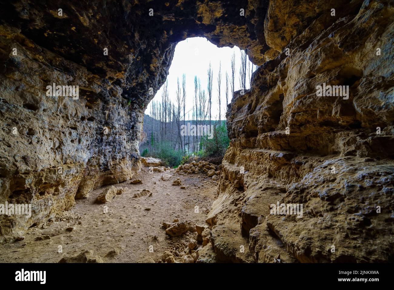 Cave rock tunnel hi-res stock photography and images - Alamy