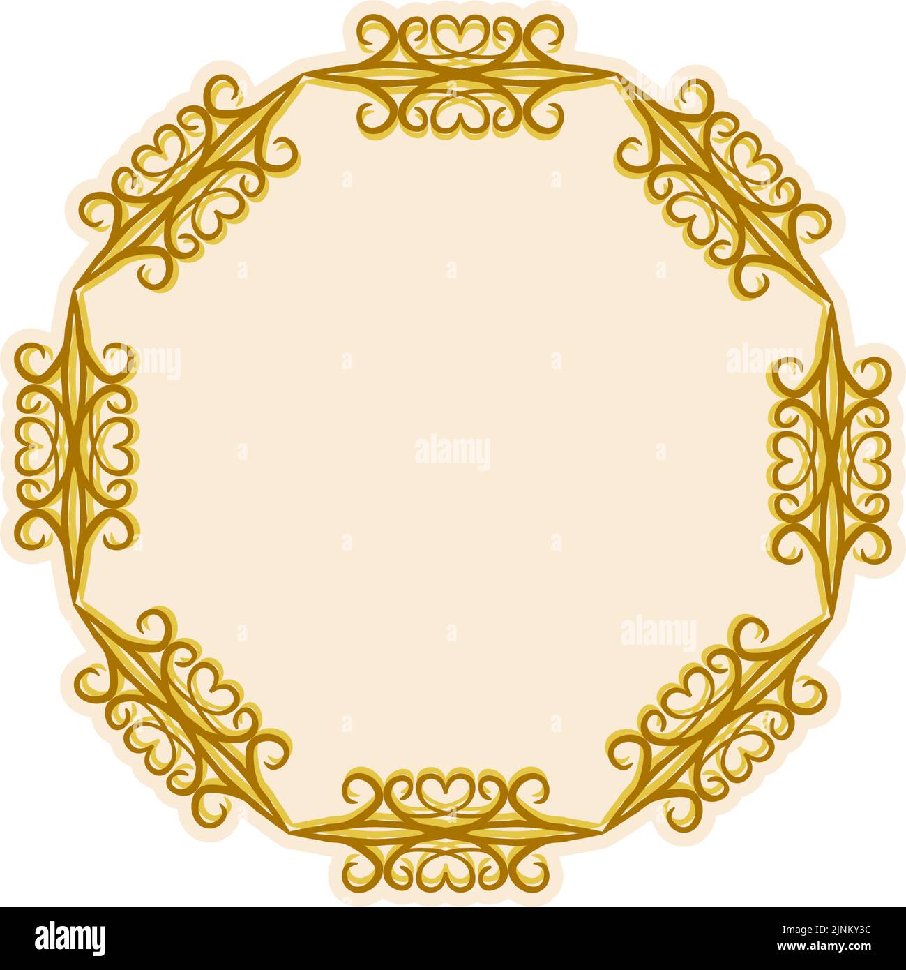 Frame material, luxurious and elegant Gothic frame Stock Vector Image ...