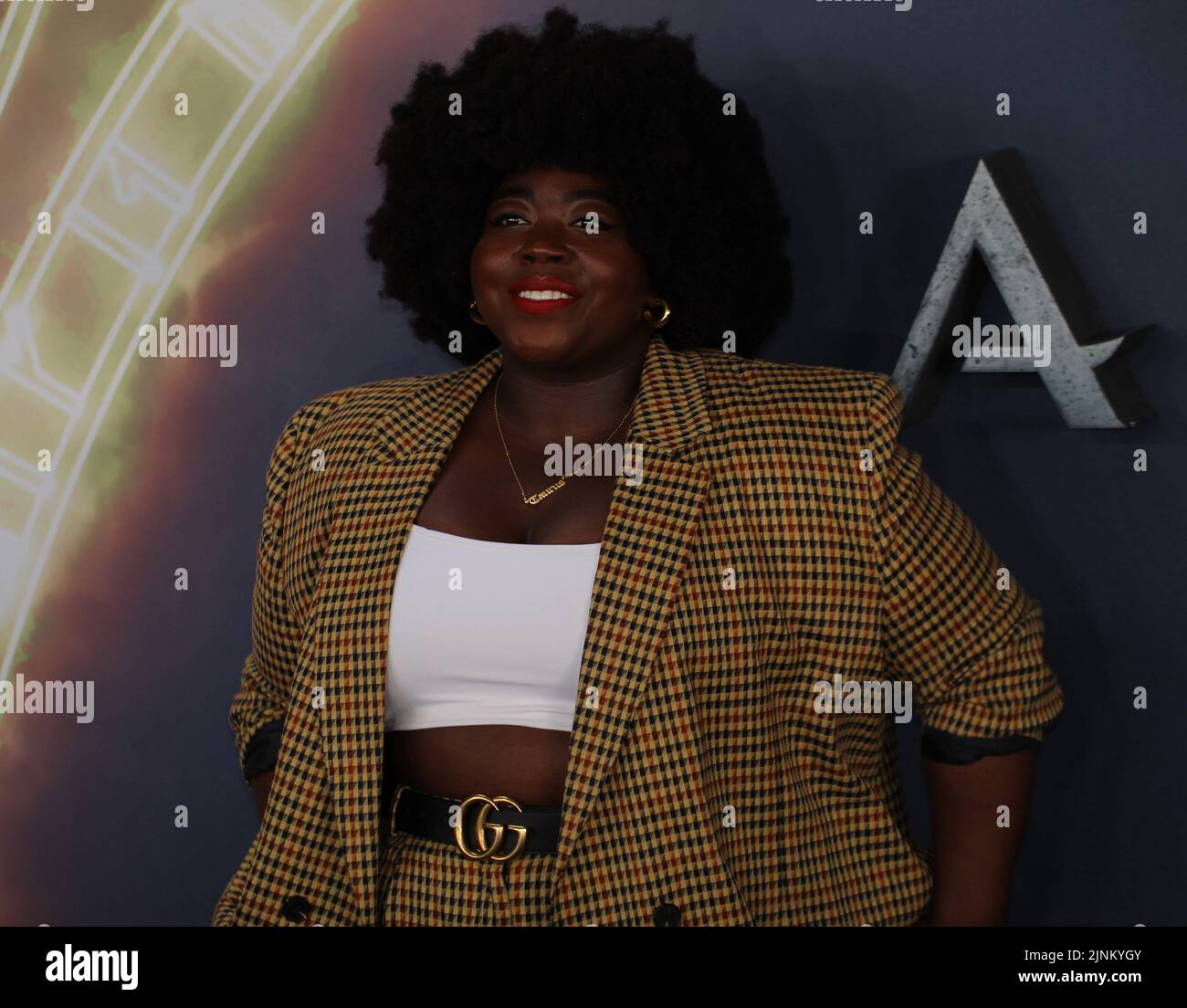 London, UK. Stephanie Yeboah at The Sandman World premiere at the BFI ...