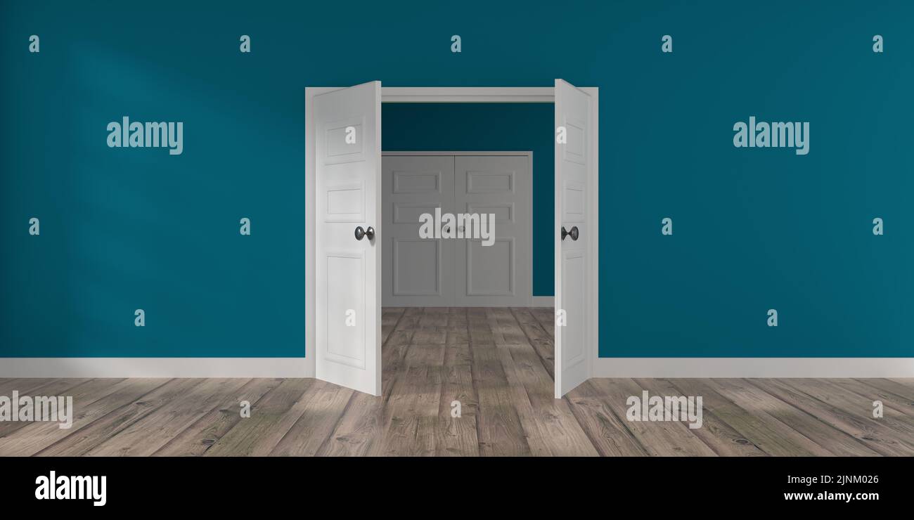 door, passage, living room, doors, passages, living rooms Stock Photo ...