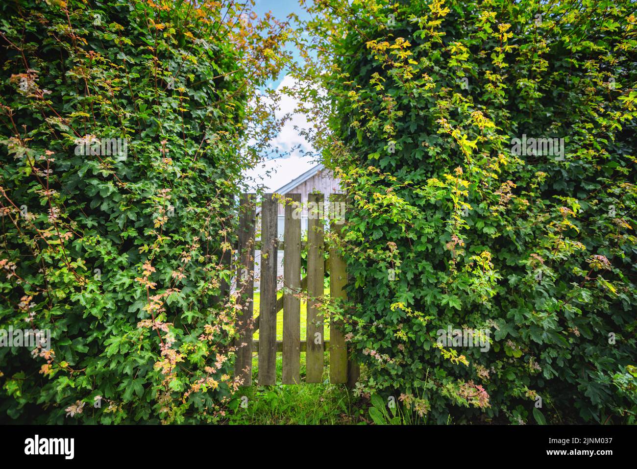 garden gate, garden gates Stock Photo - Alamy