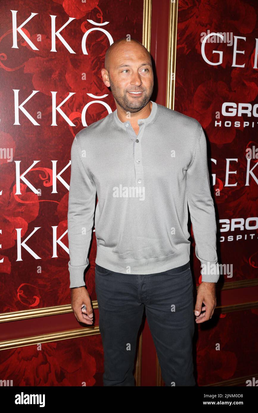 MIAMI, FL - AUGUST 11: Derek Jeter attends the Gekko Miami restaurant ...
