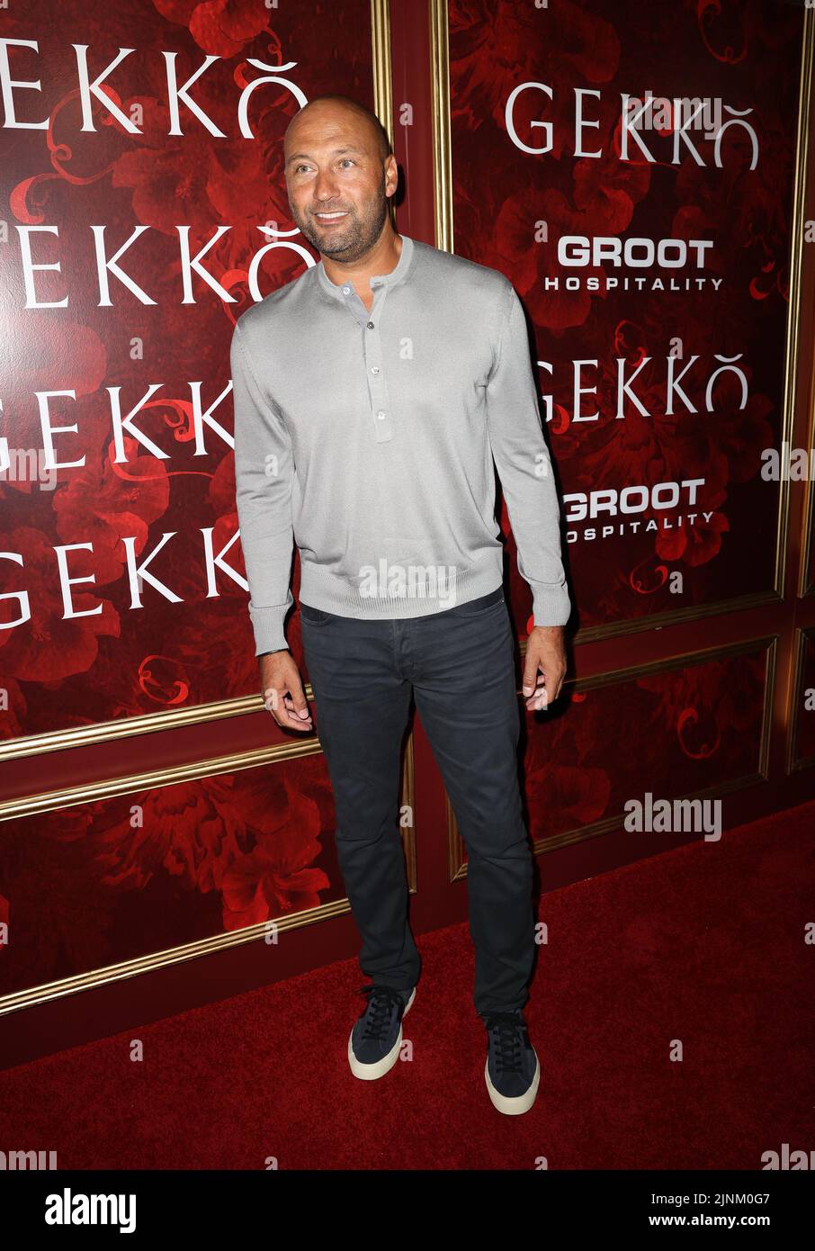 MIAMI, FL - AUGUST 11: Derek Jeter attends the Gekko Miami restaurant ...