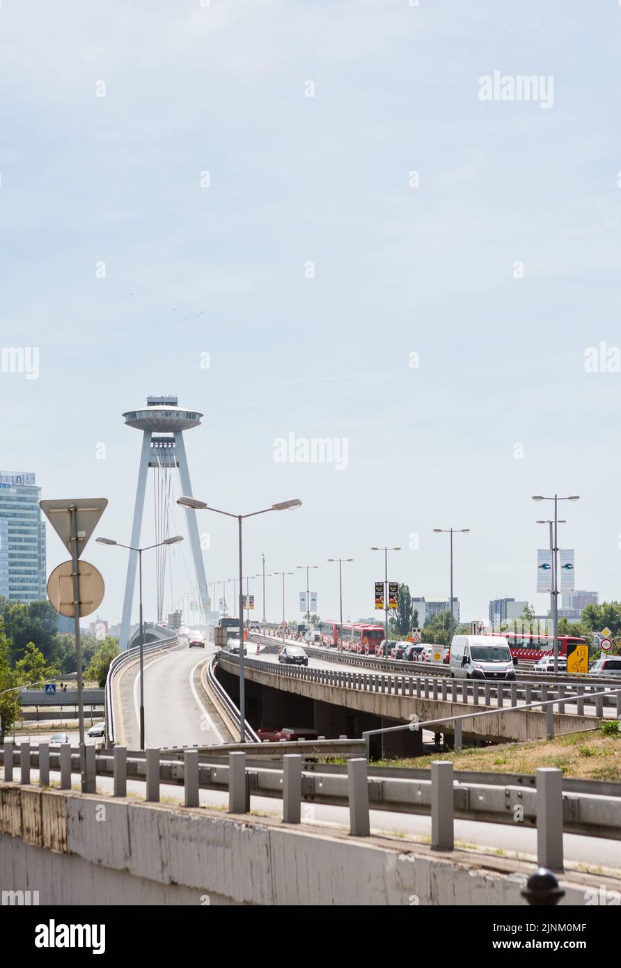 Most SNP (Most Slovenského národného povstania or the UFO Bridge ...