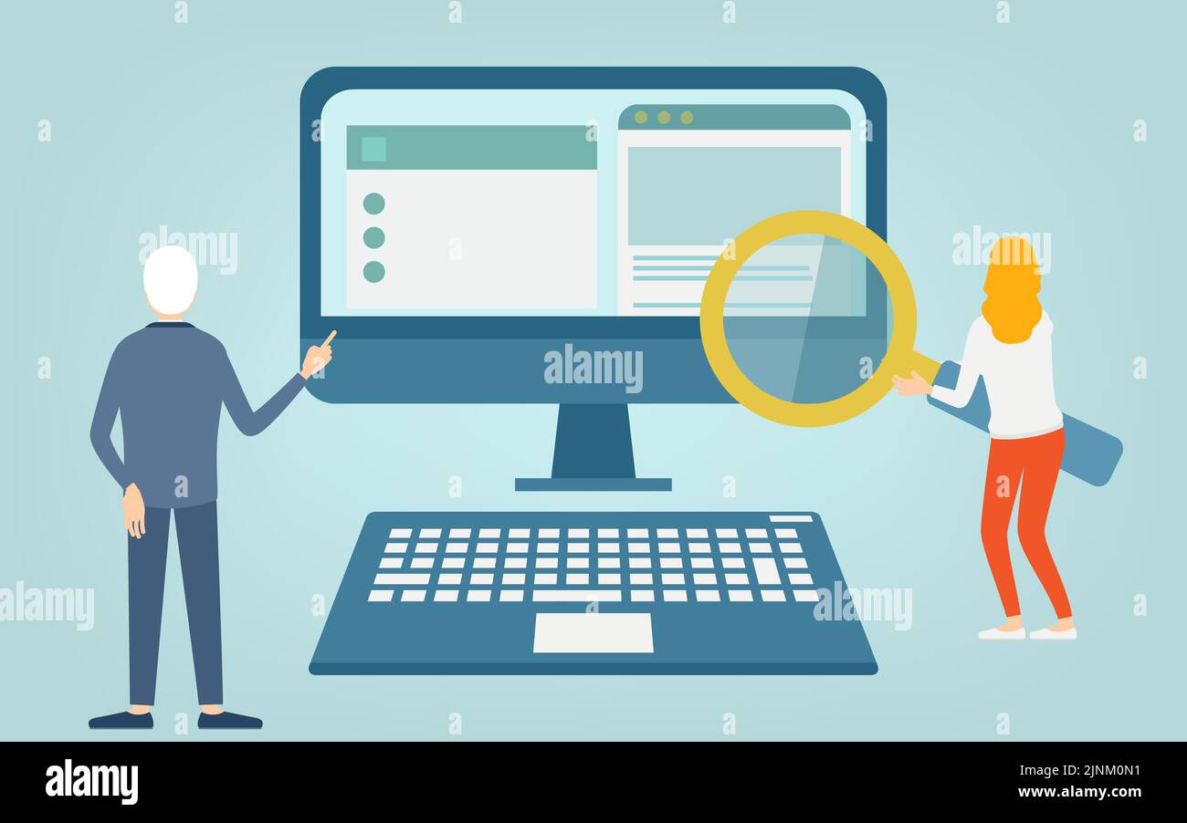 Internet Research Clipart