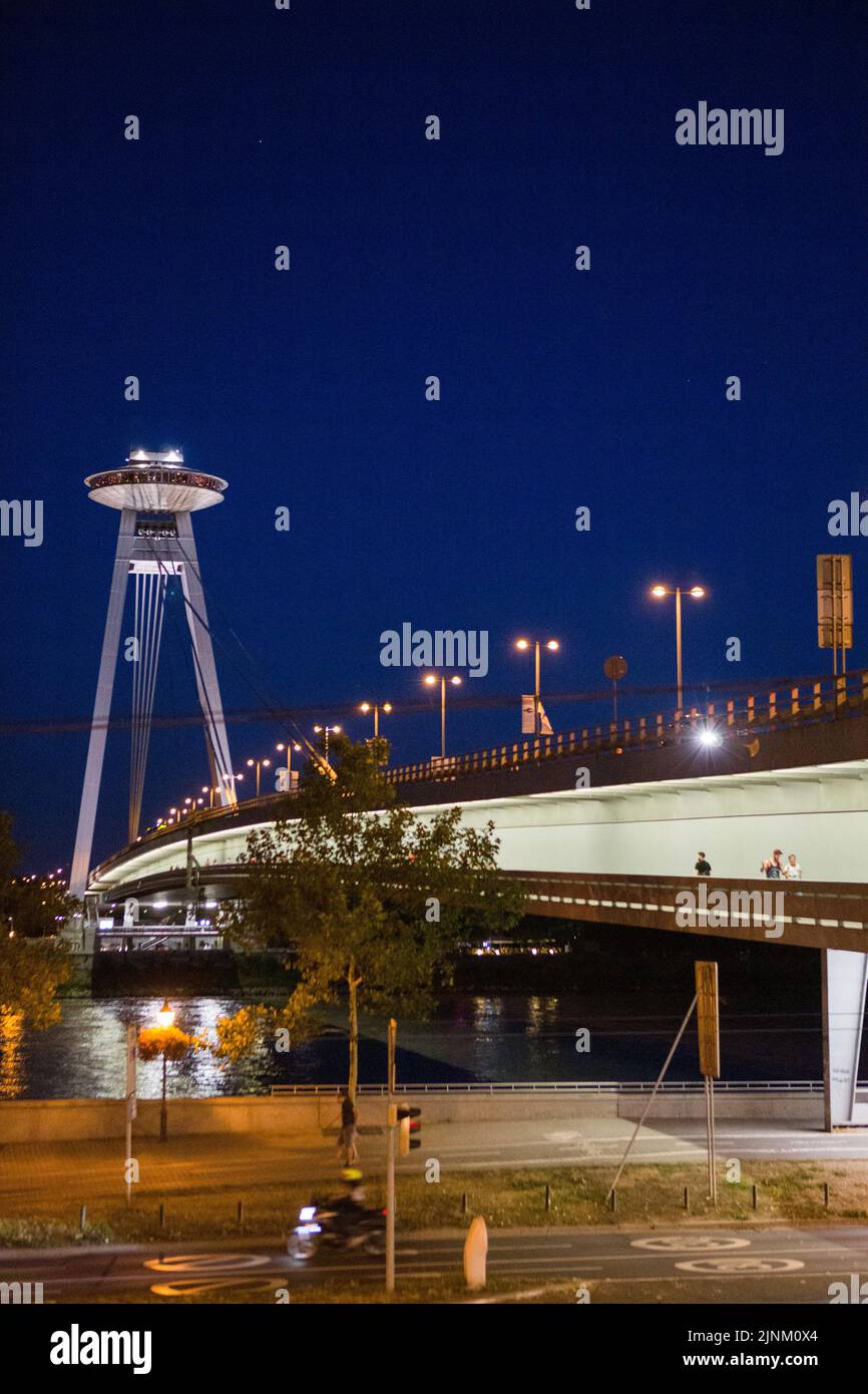 Most SNP (Most Slovenského národného povstania or the UFO Bridge ...