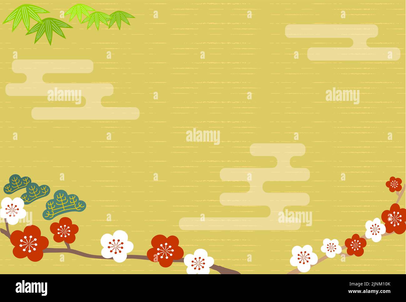 Japanese style background: New Year's card material Stock Vector Image ...