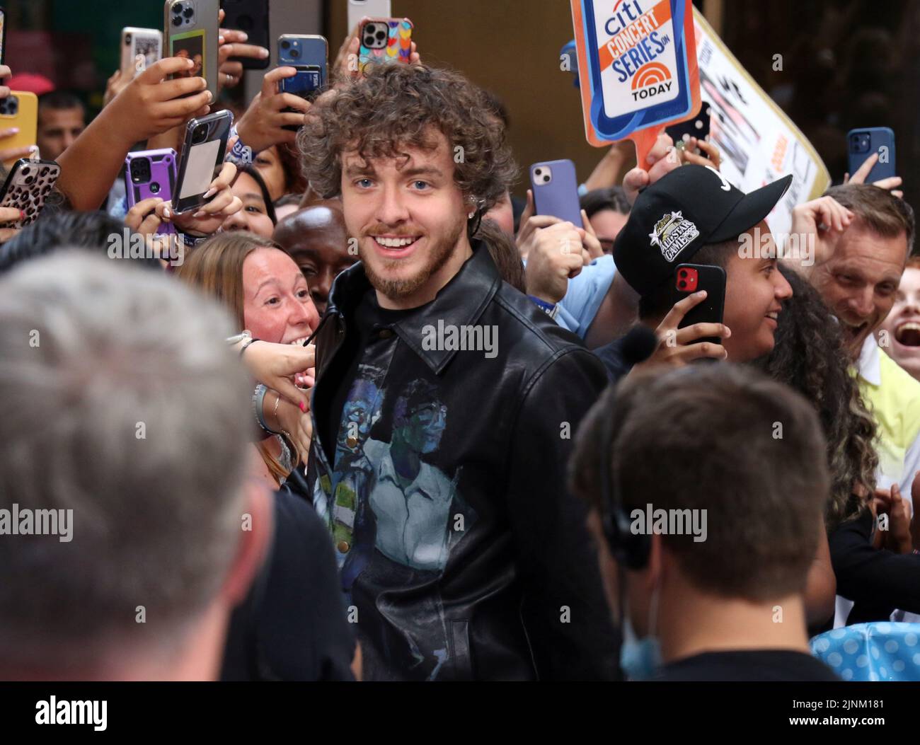 New York, NY, USA. 11th Aug, 2022. Jack Harlow performs on NBC's Today ...