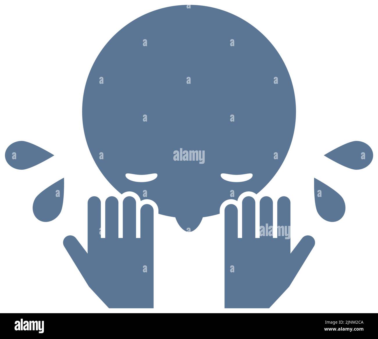 Simple icon illustration to wash your face Stock Vector Image & Art - Alamy