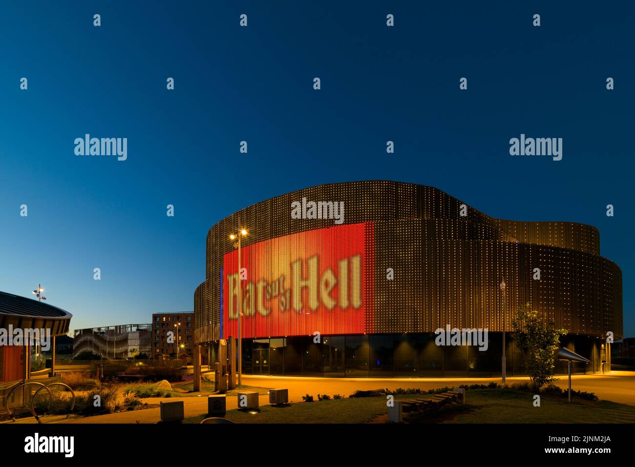 The new Swansea Arena at Copr Bay, Swansea Stock Photo - Alamy