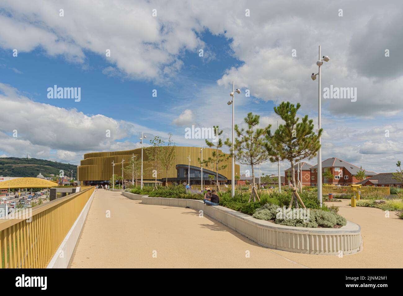 The new Swansea Arena at Copr Bay, Swansea Stock Photo - Alamy