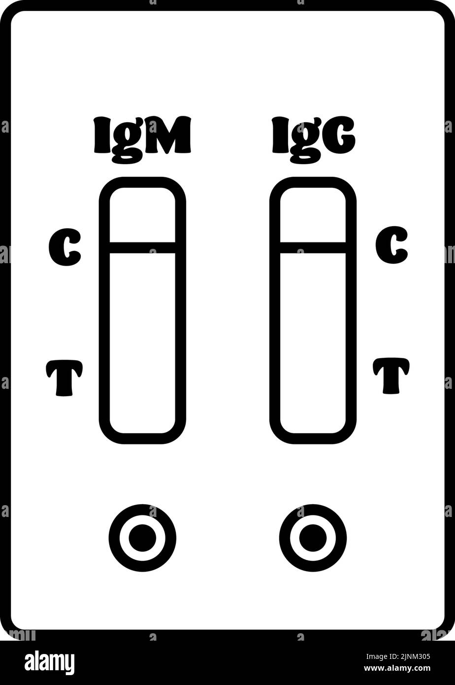 Vector blood negative test hi-res stock photography and images - Alamy