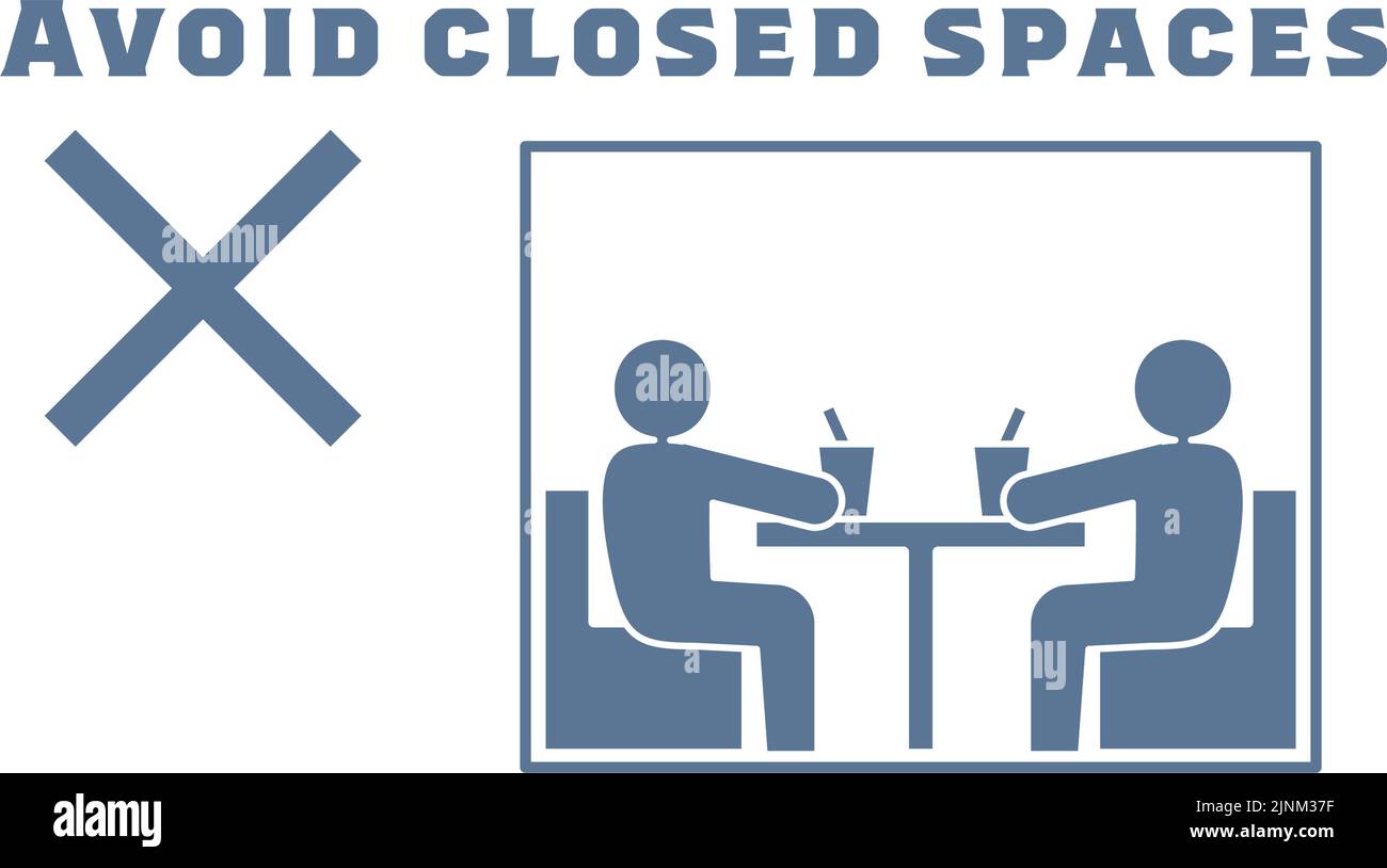 Icon illustration deprecating closed rooms Stock Vector Image & Art - Alamy