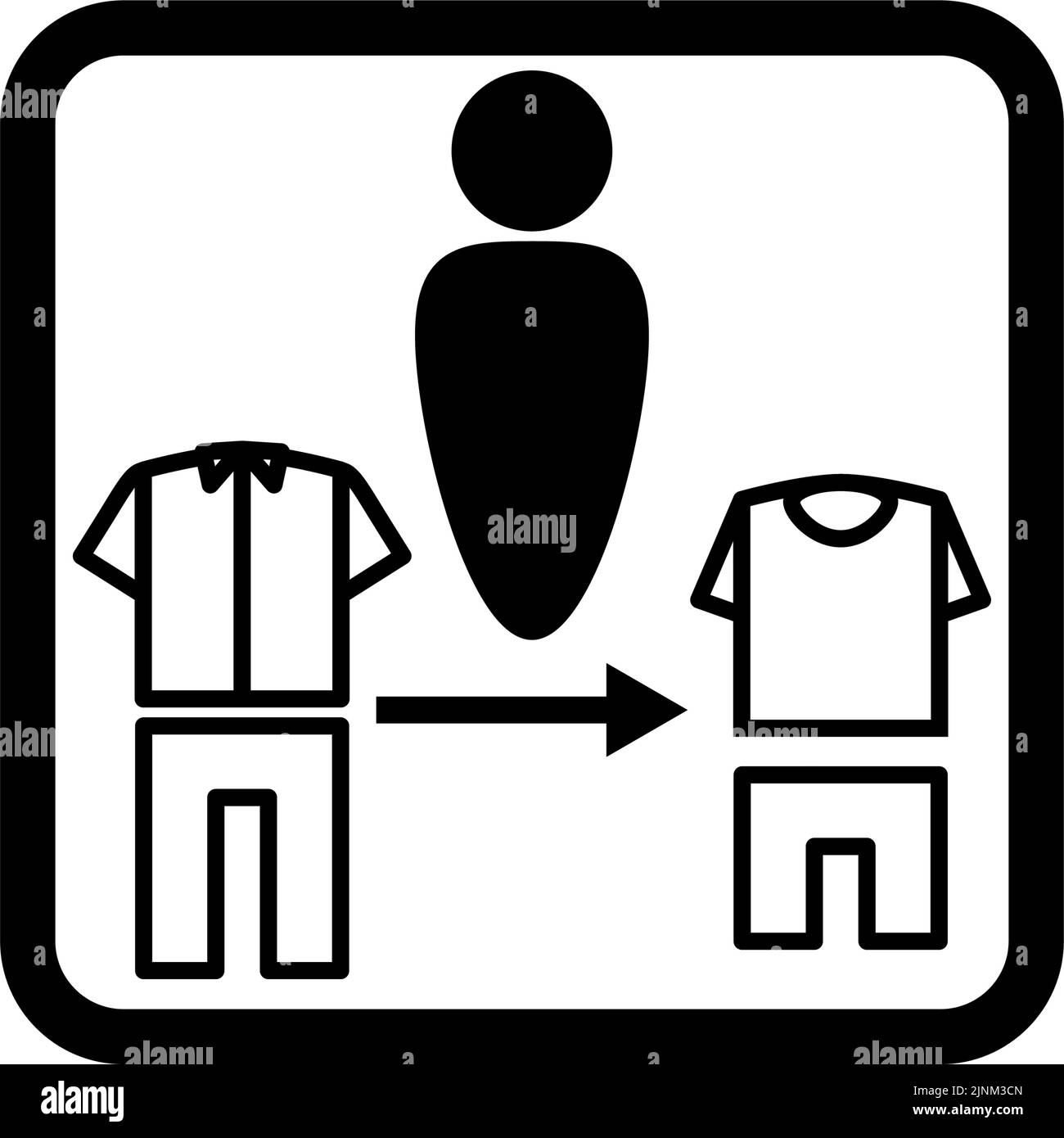 Changing clothes Black and White Stock Photos & Images - Alamy