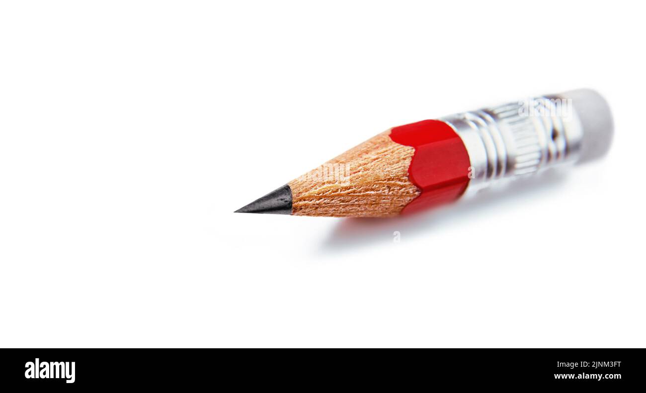 Short used pencil hi-res stock photography and images - Alamy