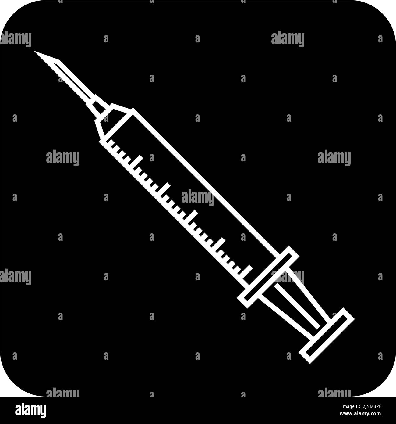 Illustration of a syringe used for vaccination Stock Vector Image & Art ...