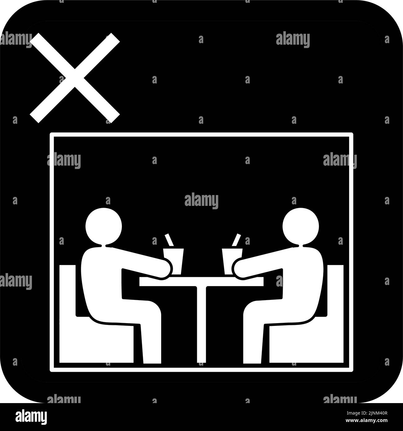 Icon illustration deprecating closed rooms Stock Vector Image & Art - Alamy