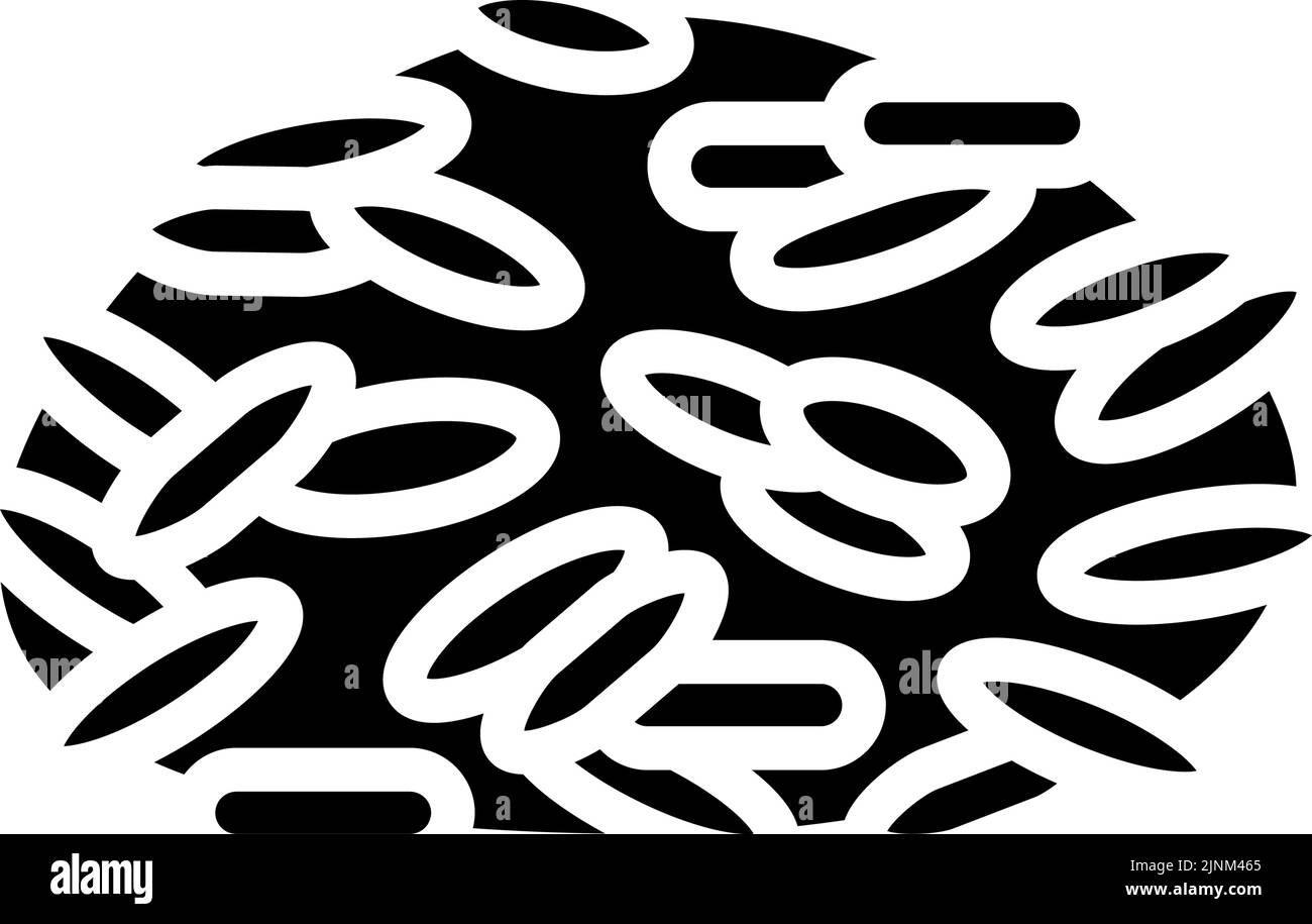 basmati rice glyph icon vector illustration Stock Vector Image & Art ...