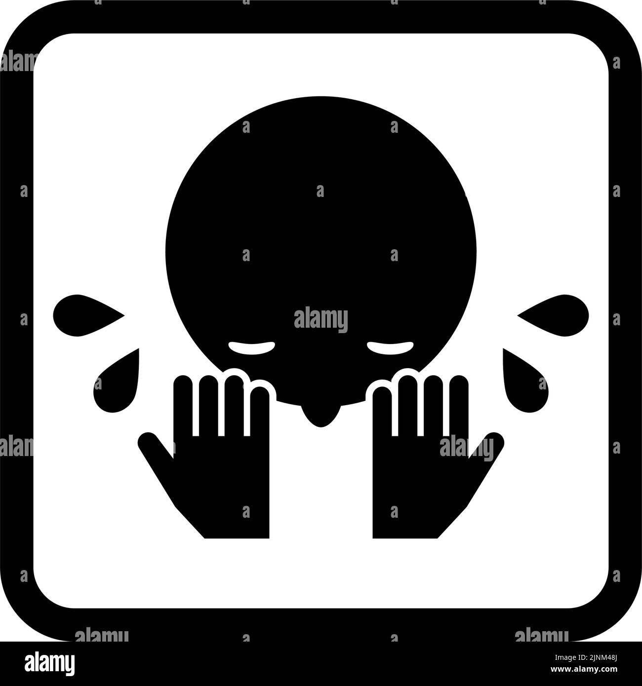 Simple icon illustration to wash your face Stock Vector Image & Art - Alamy