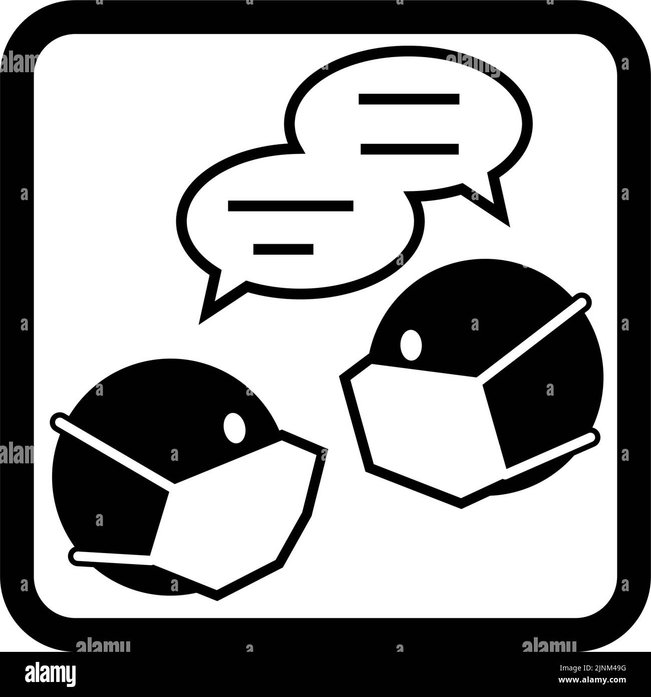 Wearing face mask during corona virus Black and White Stock Photos ...