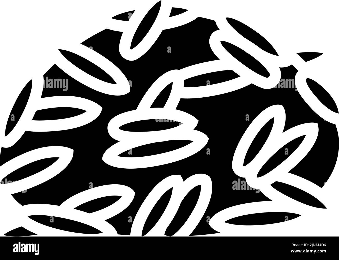 wild rice glyph icon vector illustration Stock Vector Image & Art - Alamy