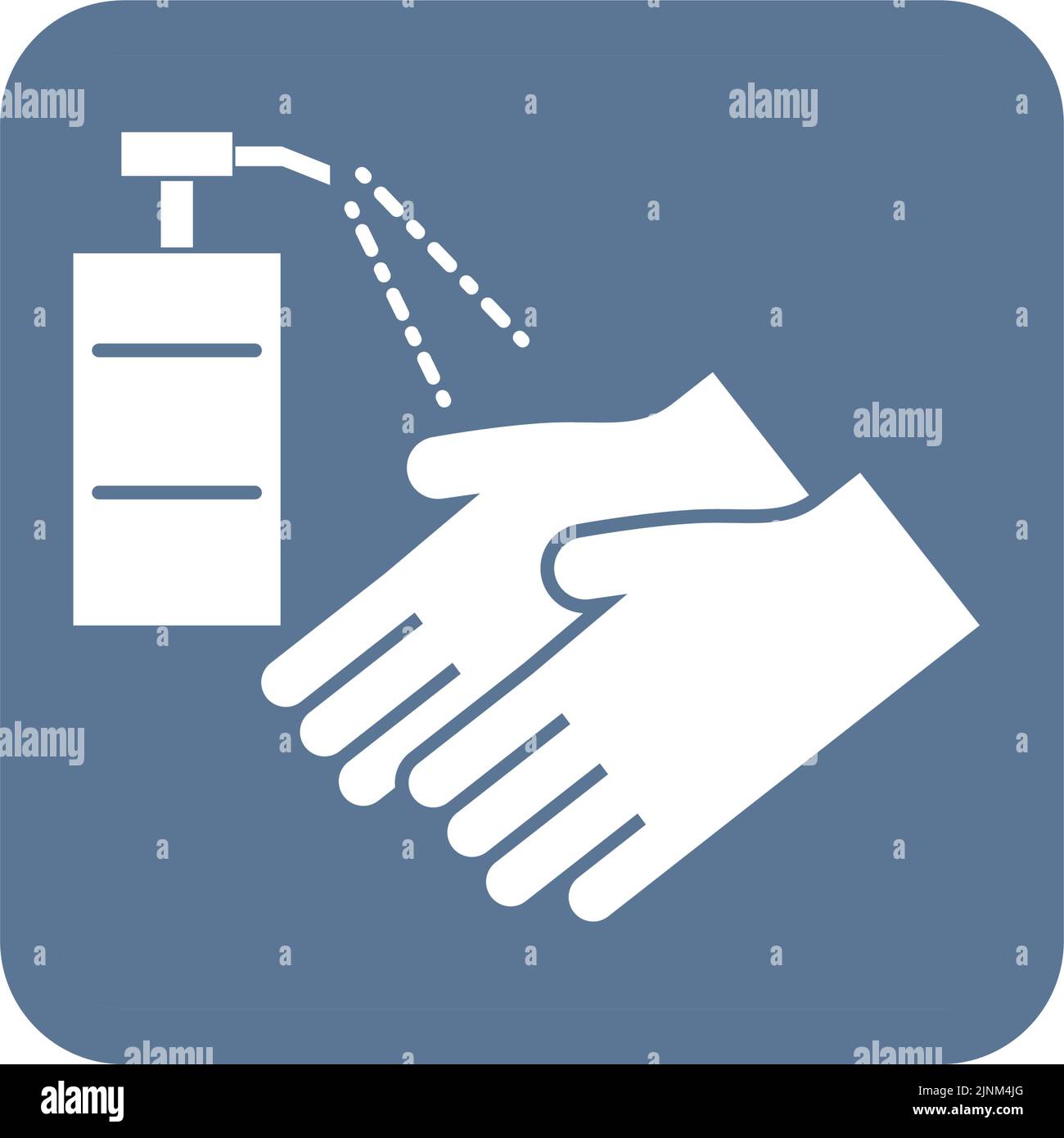 Hand washing pictogram hi-res stock photography and images - Alamy