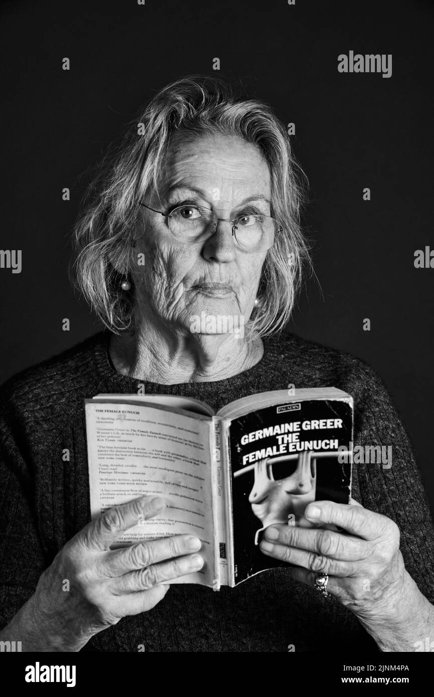 Germaine greer Black and White Stock Photos & Images - Alamy