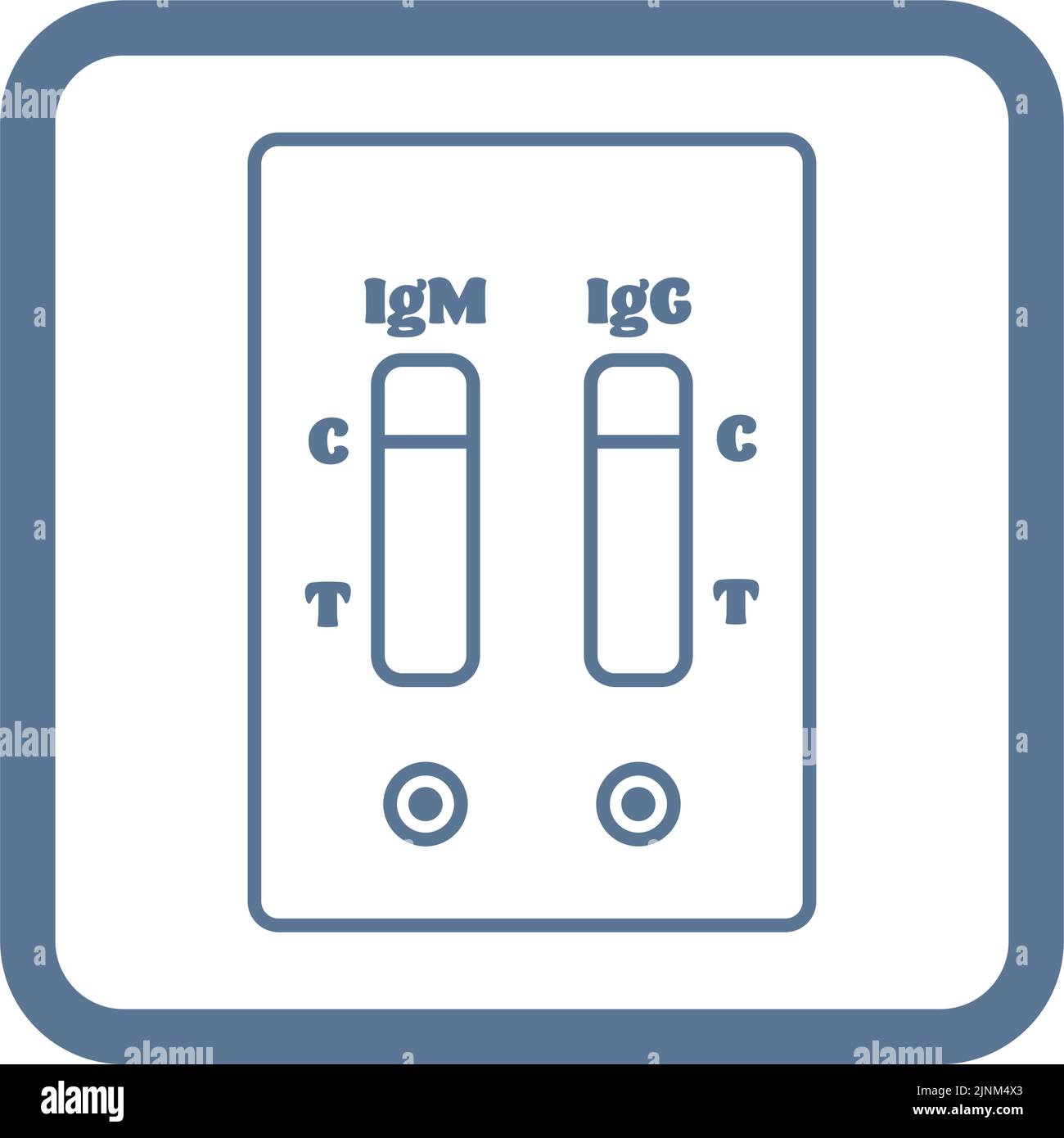 Illustration showing negative antibody test Stock Vector Image & Art ...