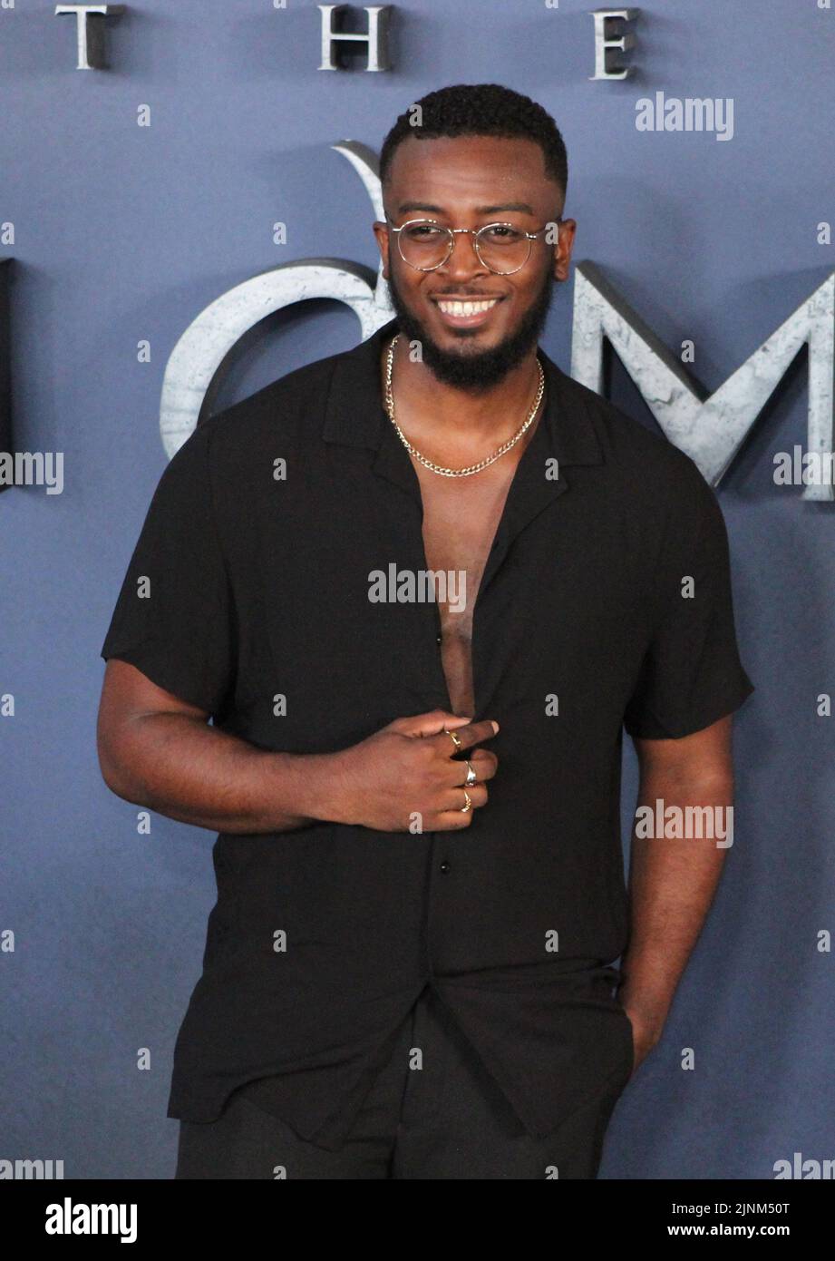 London, UK. Tyrell Charles at The Sandman World premiere at the BFI ...