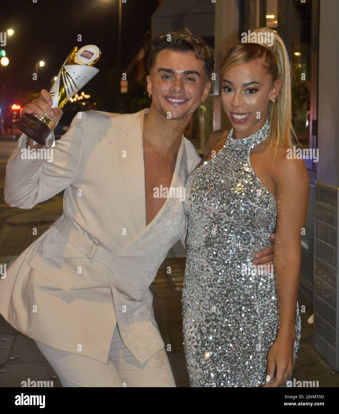 London, UK. Richie (Richie Worrall) and Jessica Caballero from The ...