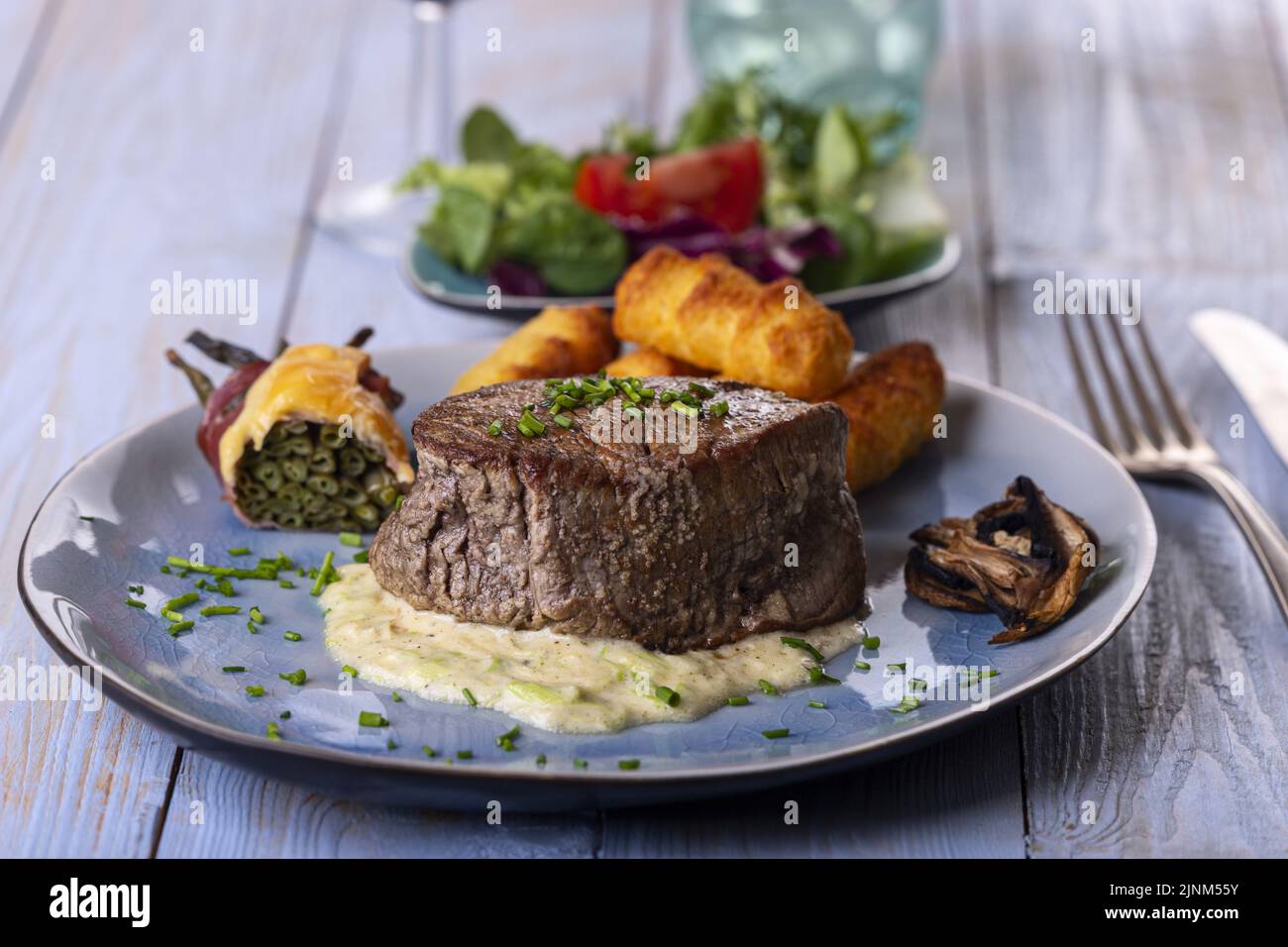 beef steak, dinner, beef steaks, dinners Stock Photo - Alamy