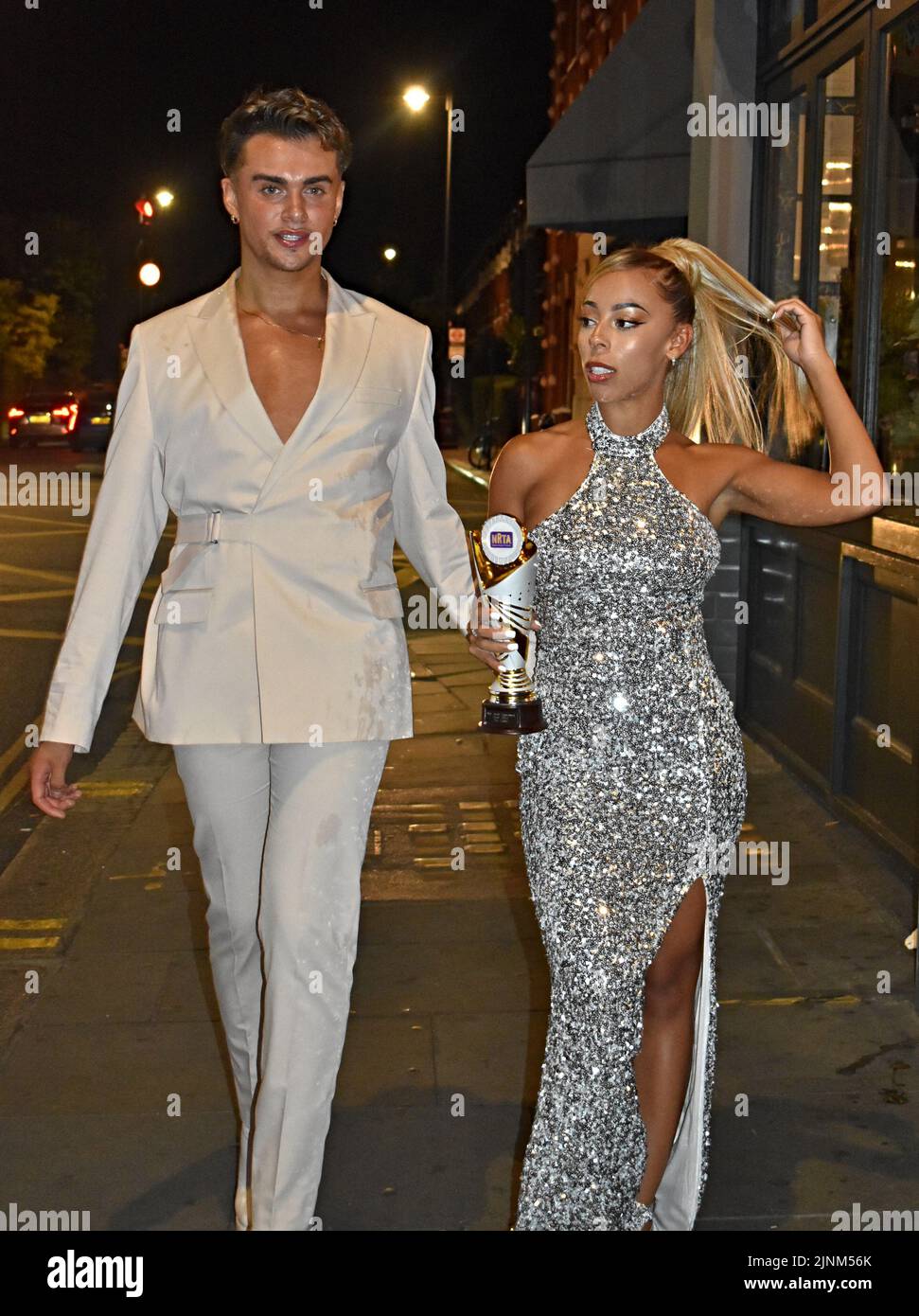 London, UK. Richie (Richie Worrall) and Jessica Caballero from The ...