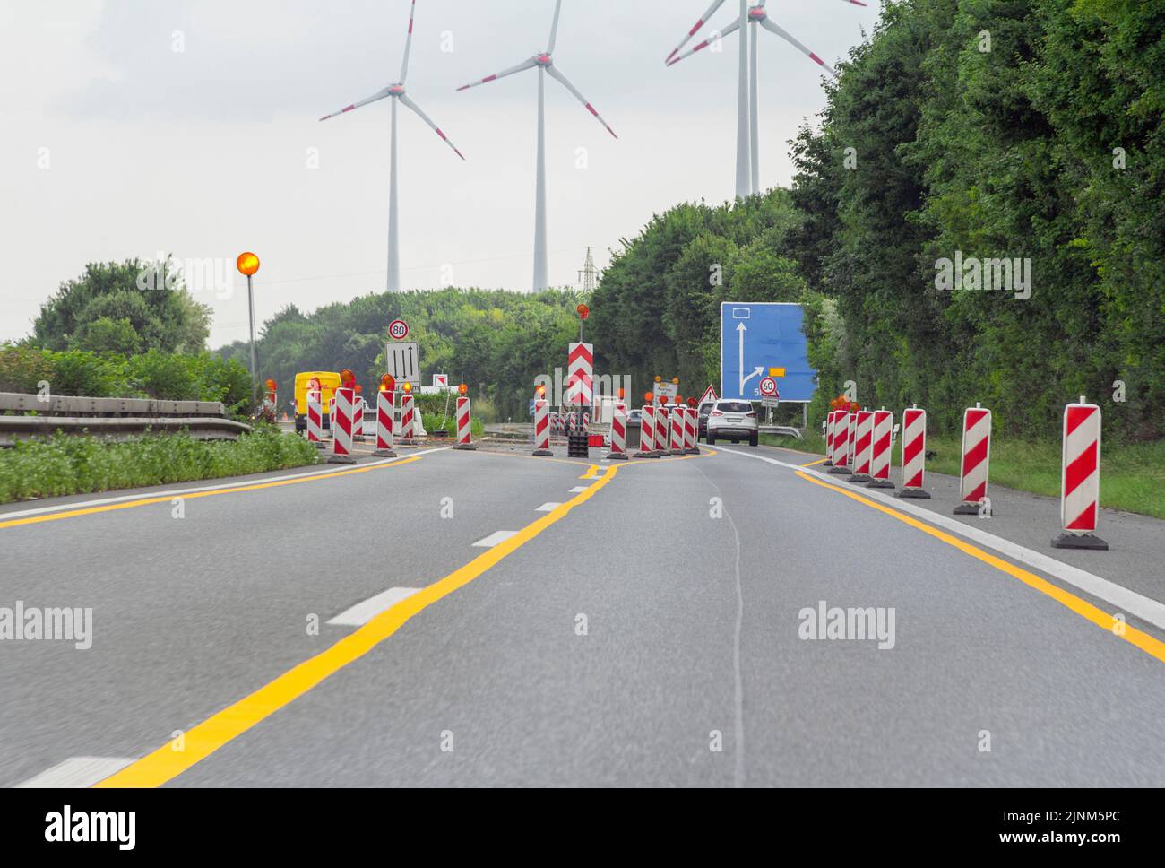 Detour sign germany hi-res stock photography and images - Alamy