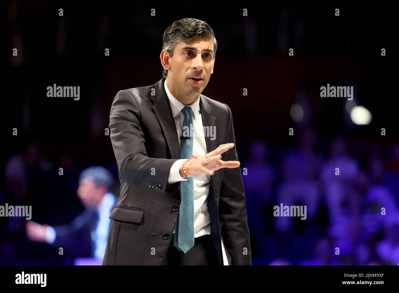 Cheltenham, UK. 12 August 2022. Rishi Sunak MP, at the Conservative ...