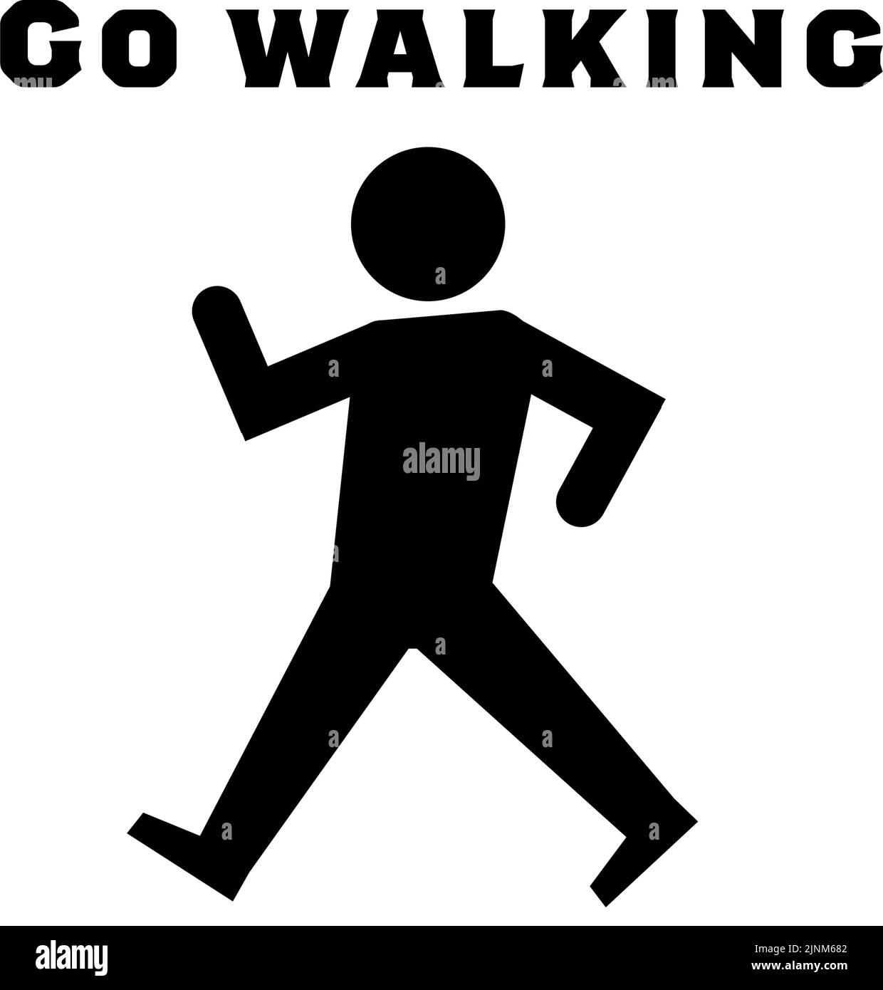 Icon that recommends walking to work Stock Vector Image & Art - Alamy