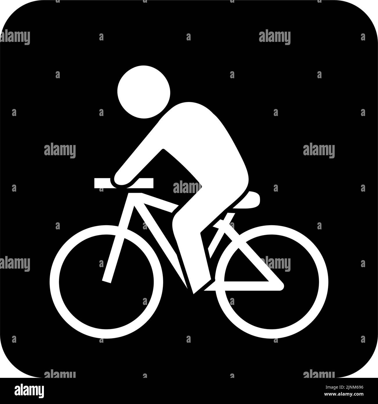 Icon that recommends commuting by bicycle Stock Vector Image & Art - Alamy