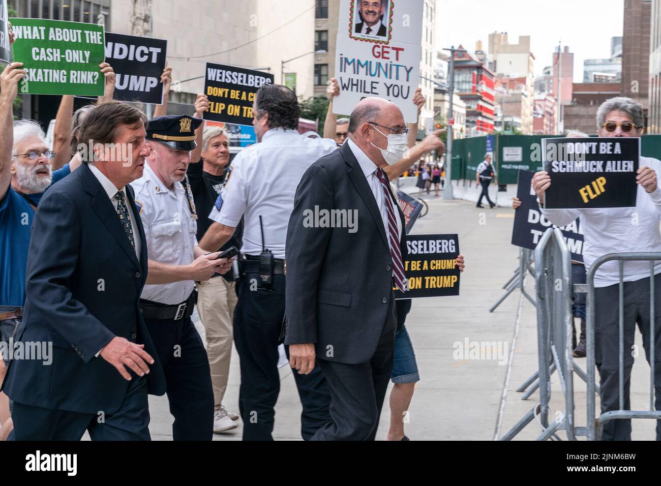 New York, NY - August 12, 2022: Trump Organization's former Chief ...