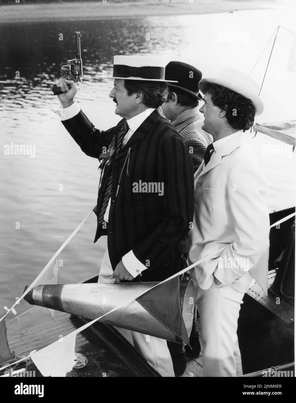 London.UK. Peter Bowles and Bryan Murray in (C) Ulster TV/RTE TV ...