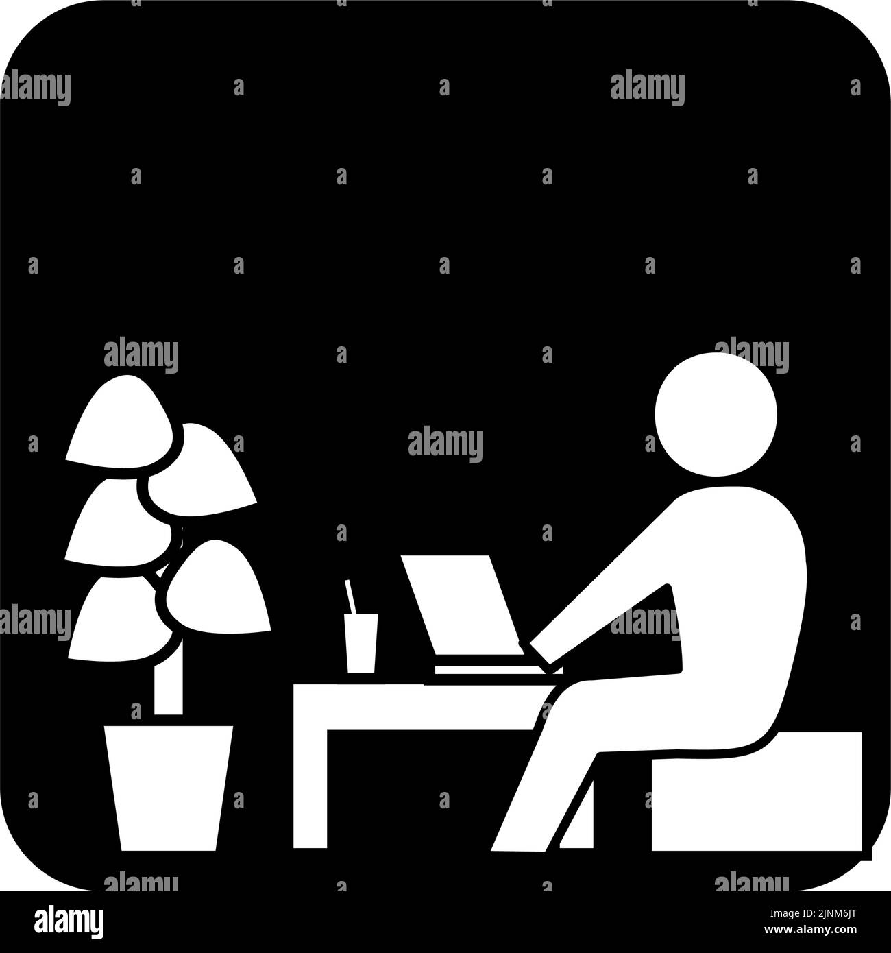 Work remote office desk Black and White Stock Photos & Images - Alamy