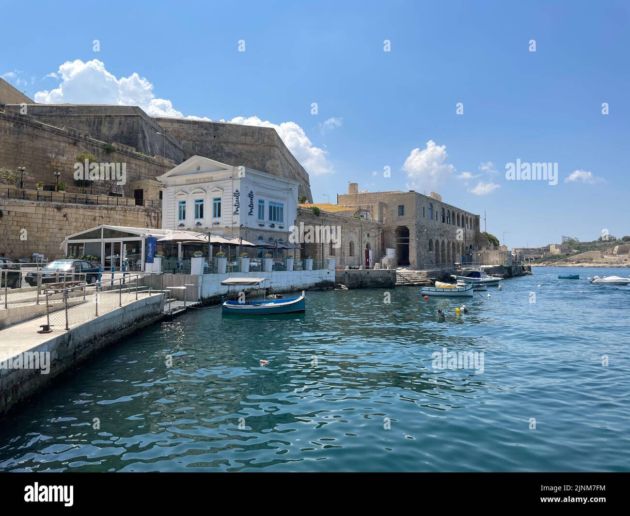 Valletta, Malta - July 22nd 2022: The former Harbour Police Station ...