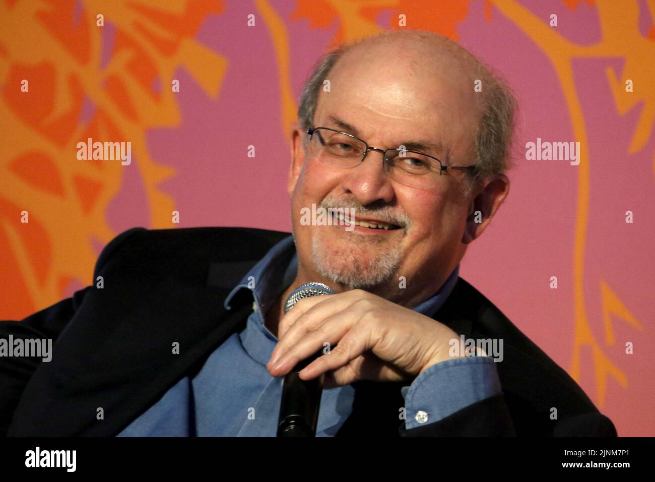 July 21, 2018 - New York City, New York, U.S. - Author SALMAN RUSHDIE ...