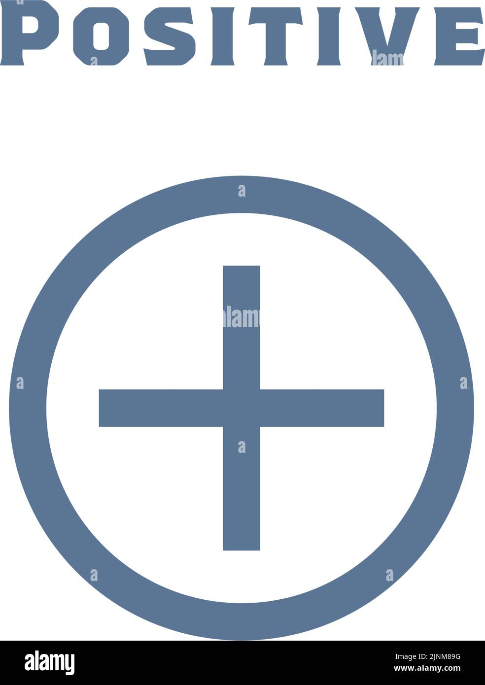 Illustration showing a positive test Stock Vector Image & Art - Alamy