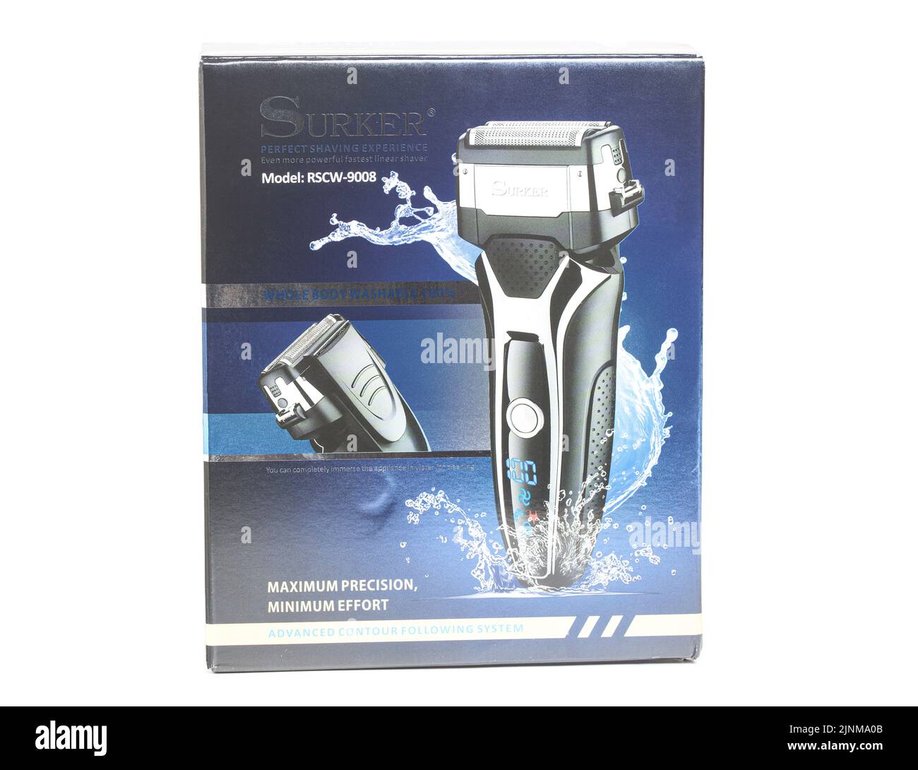 Moscow, Russia, August 12,2022: Electric razor RSCW-9008 from Sucker ...