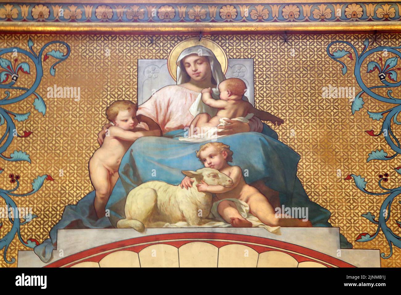 L'Espérance. Peinture de Jules-Alexandre Duval-Lecamus. Eglise Saint ...