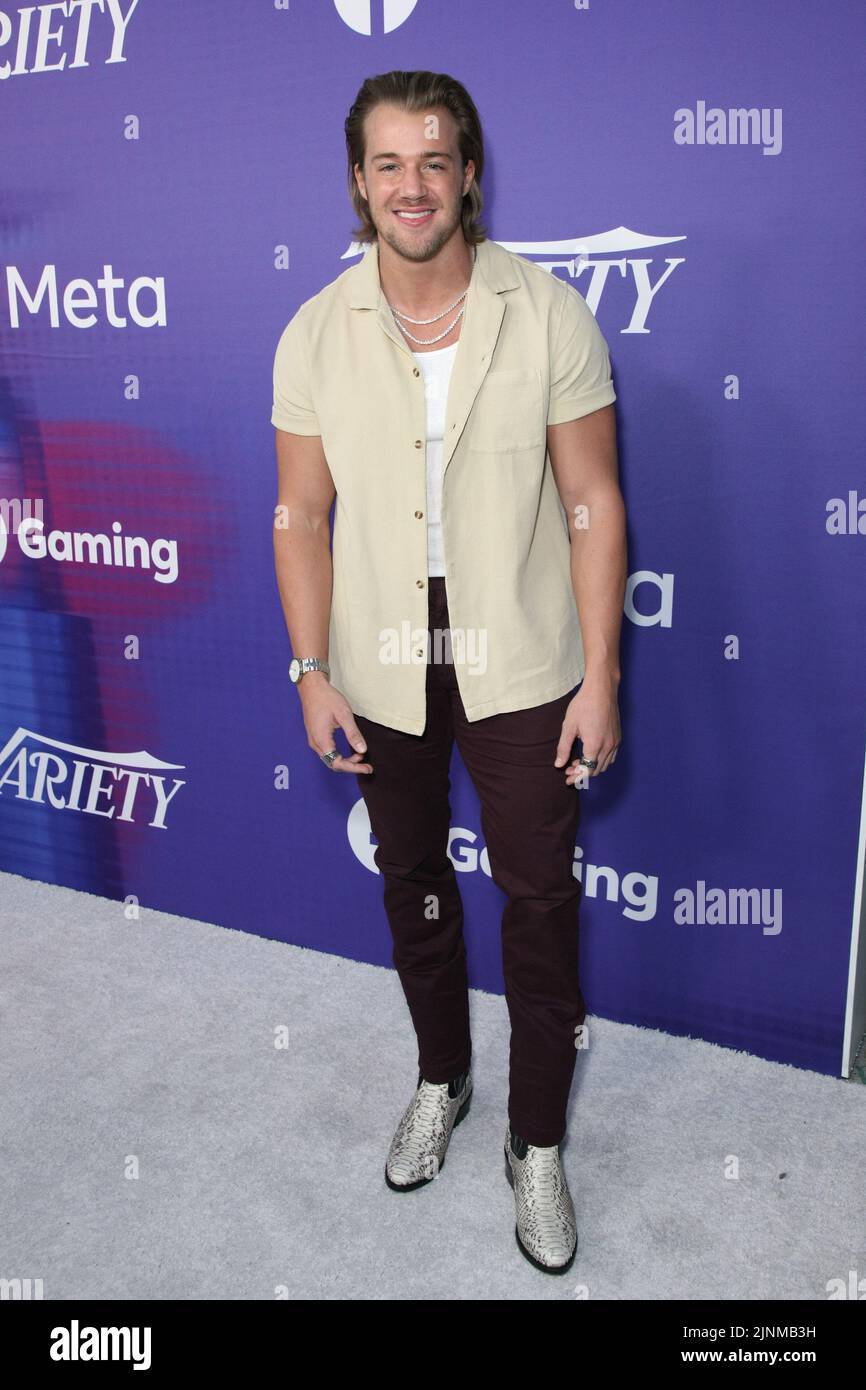 Los Angeles, USA. 11th Aug, 2022. Hunter Clowdus attends Variety's 2022 ...