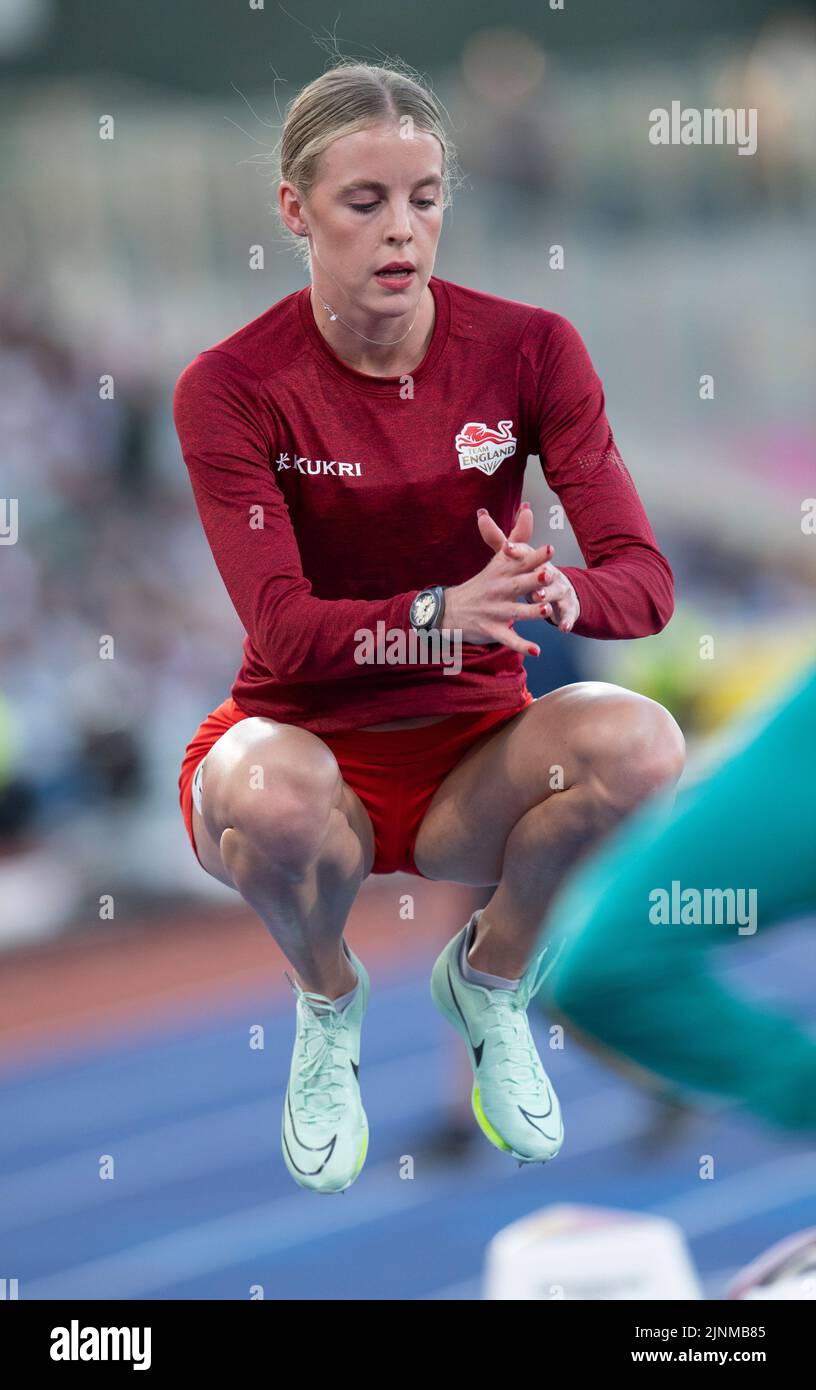 Keely Hodgkinson of England competing in the women’s 800m final at the ...
